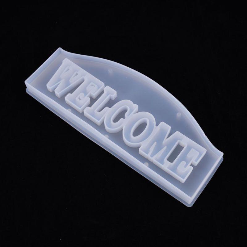 Buy Crystal Epoxy Resin Mold Letters Shape Casting Silicone Mould ...