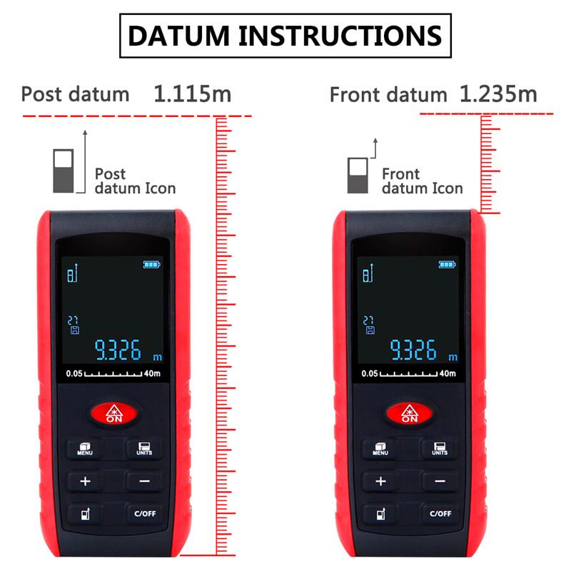Buy Handheld Digital Laser Distance Meter Laser Rangefinder Ruler ...