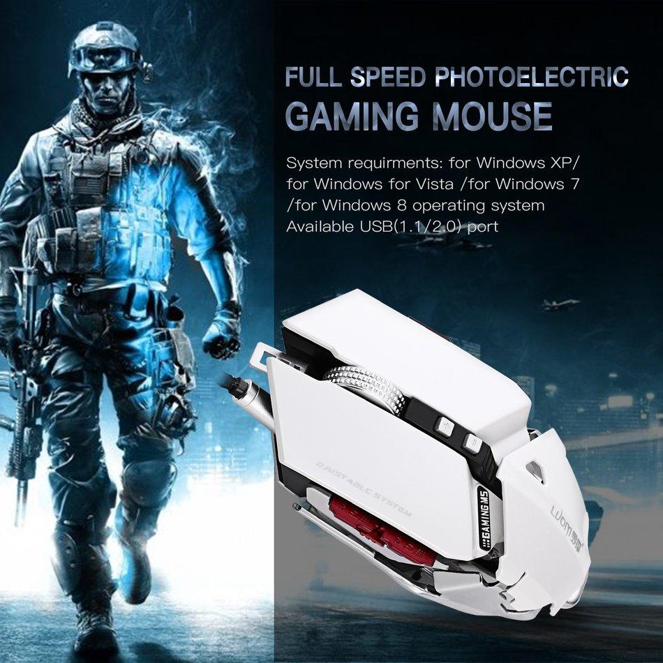 Buy Tech Giant G50 Full Speed Photoelectric Braided Wired Gaming Mouse ...