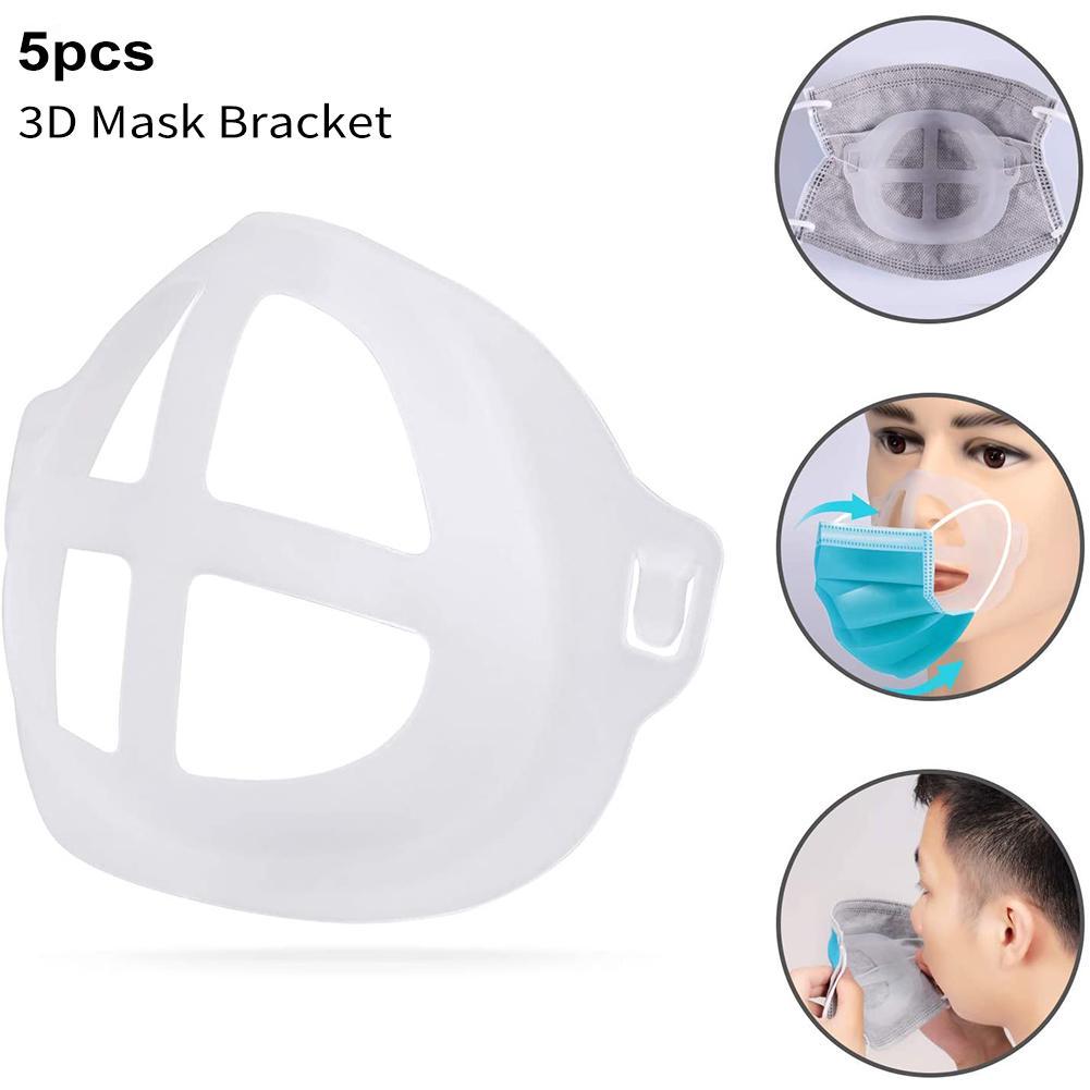 Buy 5Pcs Mask Bracket Face Cover Internal Support Frame Keep Fabric Off ...