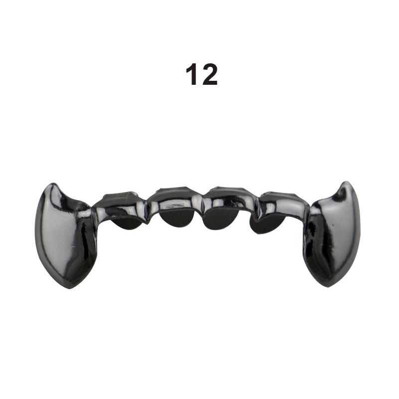 Buy Unisex New Teeth Grillz Gold Silver Grills Teeth Caps Punk Hip Hop ...