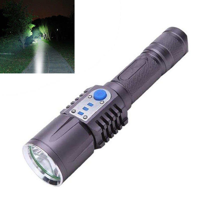 Buy 3800LM XM-L2 T6 LED Torch Flashlight Brightness LED USB Charge 5 ...