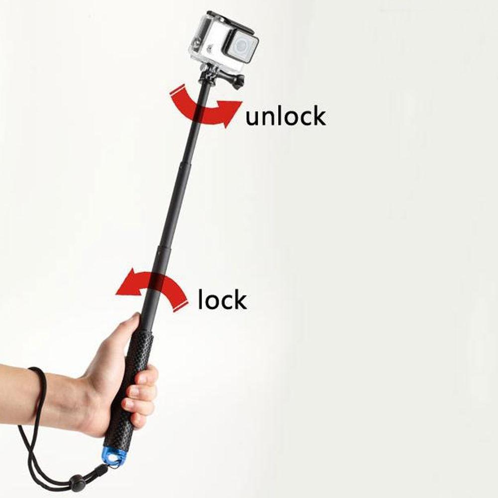 Waterproof Handheld Monopod Tripod Selfie Stick Pole for Gopro Hero 4 3 ...