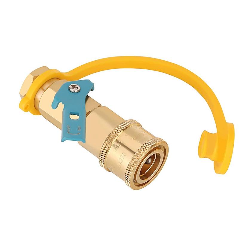 1Pcs 1/4 Inch RV Propane Connect Adapter for Propane Hose,Quick Connect ...