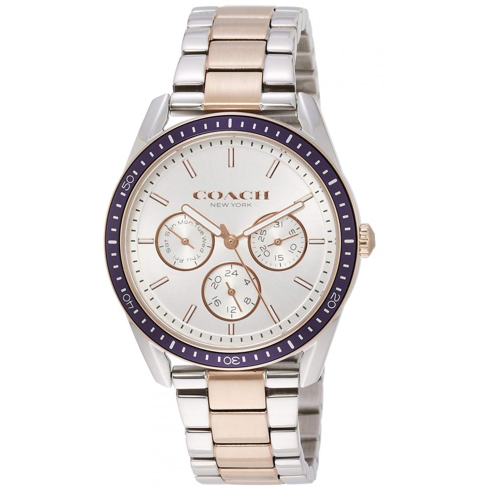 Buy Coach Watches Preston Silver Dial Multi-function 14503269 Women at ...