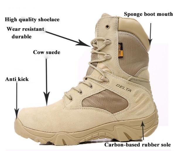 Buy Army Male Commando Combat Desert Winter Outdoor Boots Landing ...