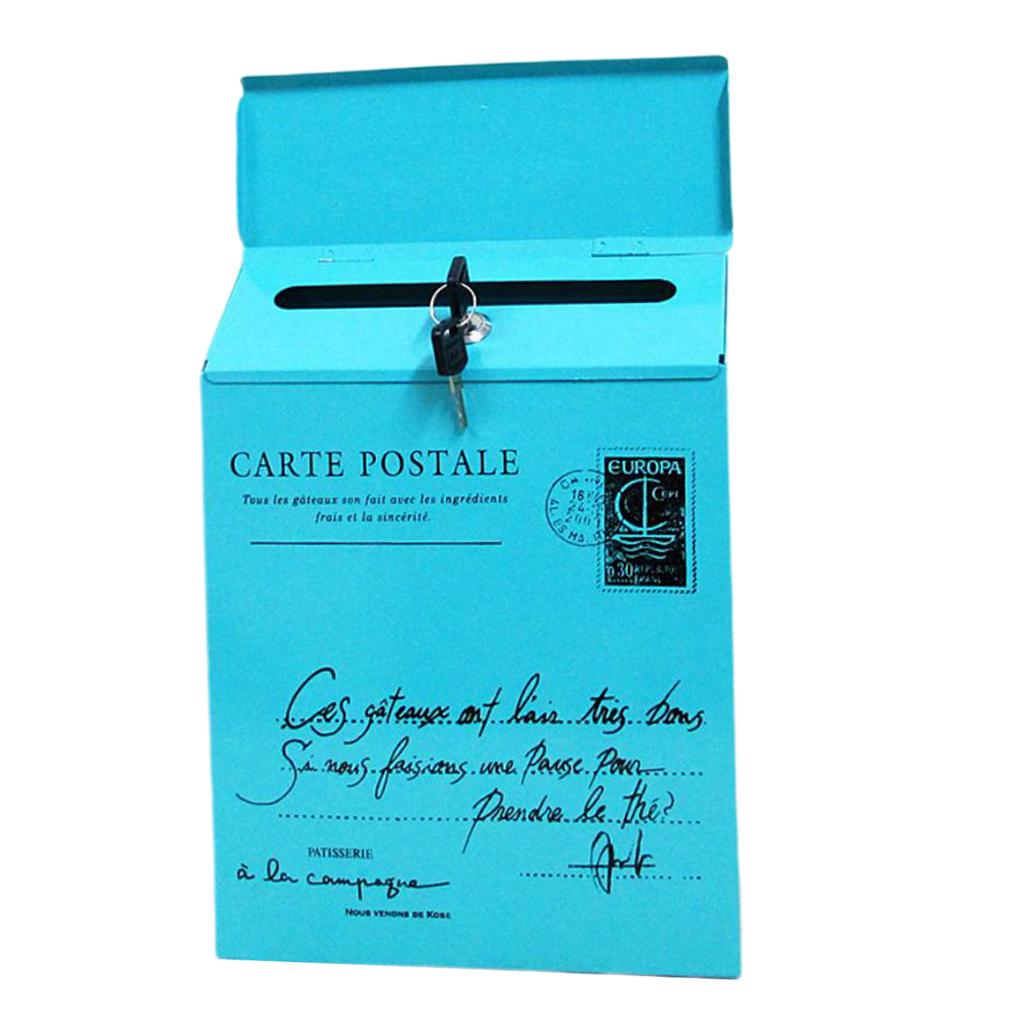 Buy Creative Iron Mail/Letter/Post/Newspaper Holder Box offwhite_Big ...