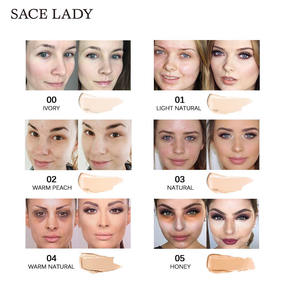 Cheap SACE LADY Full Coverage Liquid Foundation Concealer Cover Flaws ...