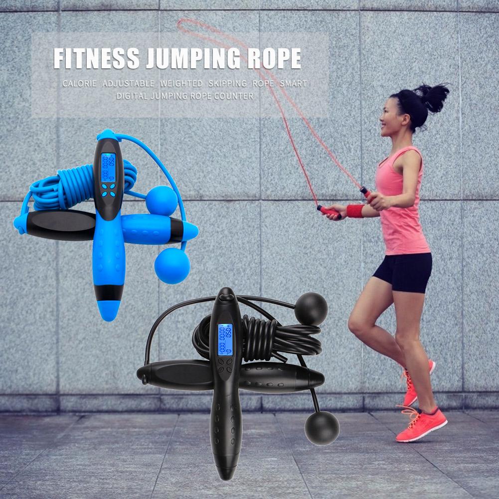 Buy Smart Digital Speed Jumping Rope Calorie Fitness Weighted Skipping ...