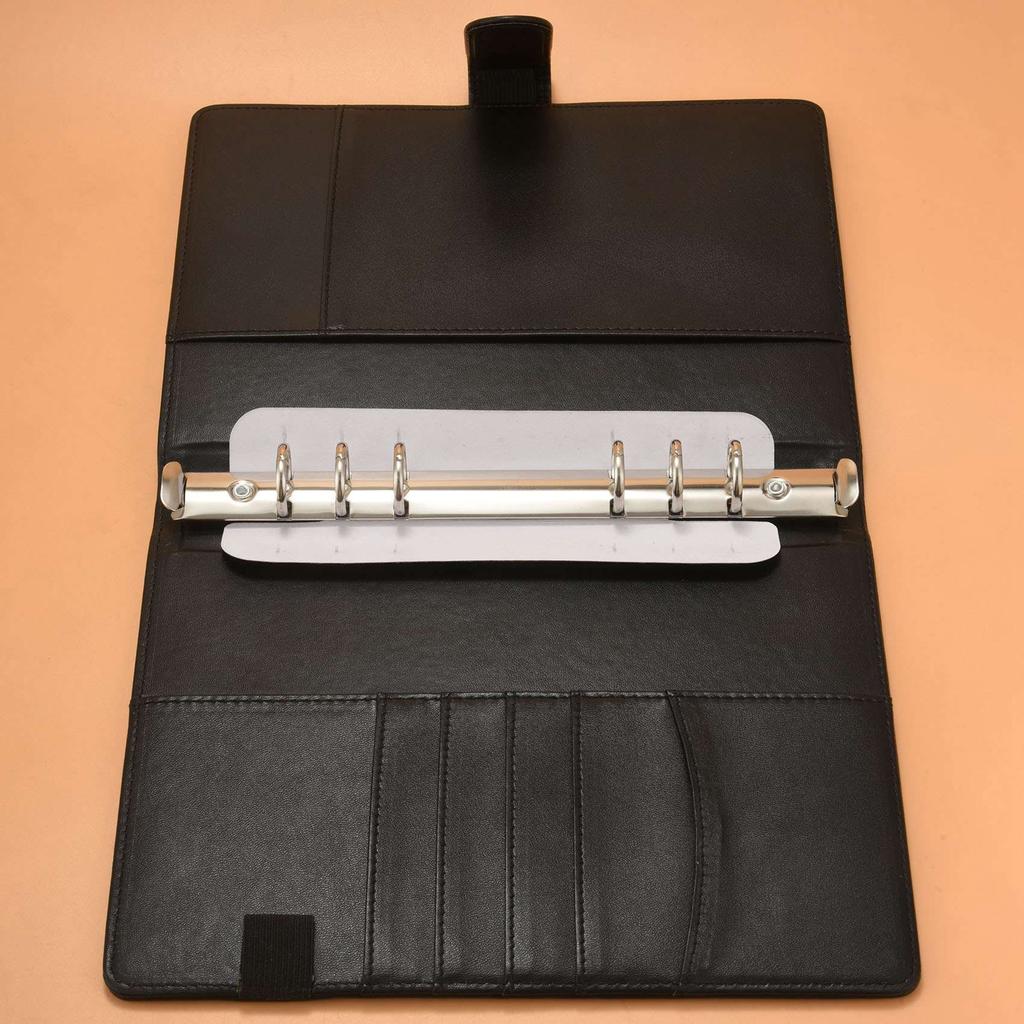 Buy A5 Leather Notebook Binder With 16Pcs A5 Plastic Binder Pockets ...