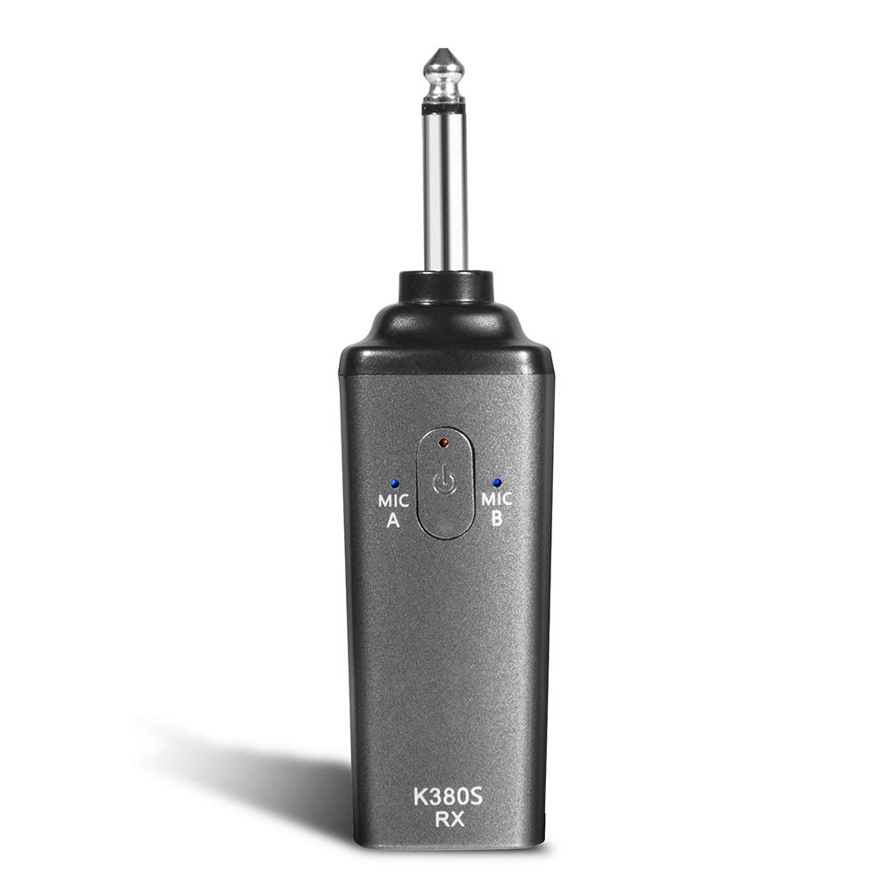 Buy K380S 2pcs Wireless Microphones USB Rechargeable Mic for Conference ...