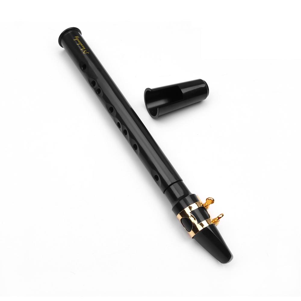 Buy Muslady Black Mini Pocket Saxophone Portable Little Sax with Black ...