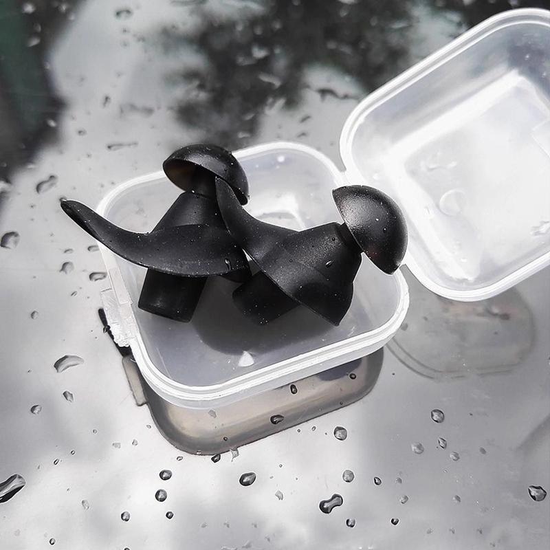 Swimming Ear Plug Silicone Sound Waterproof Earplugs Diving Water Surf ...