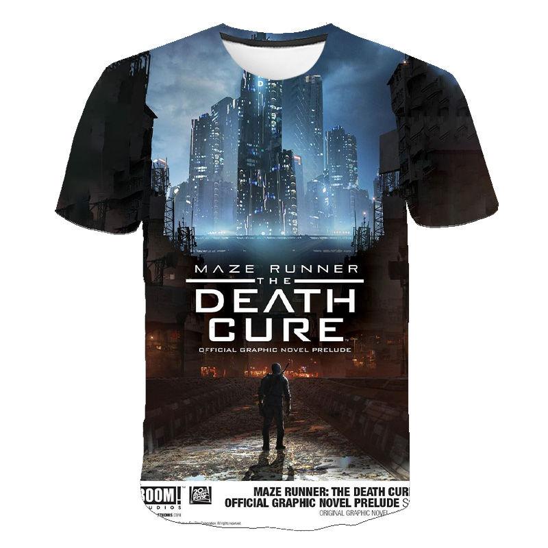 Buy Men's Slim Shirt 3D The Maze Runner Print T-Shirt Children's T ...