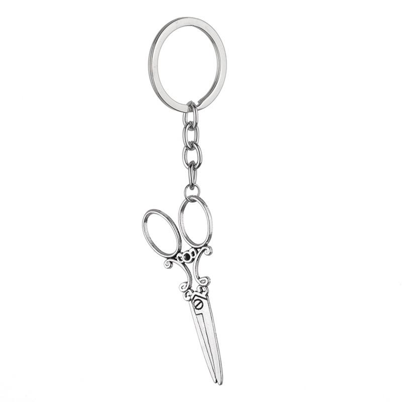 Antique Scissor Pendant Keychain Cute Key Ring Stylist Gifts uygun ...