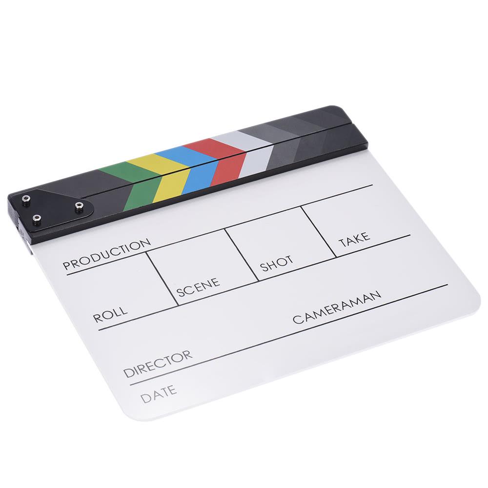 Buy 10in x 12in / 24.5 x 30cm Acrylic Dry Erase Clap-stick Clapper ...