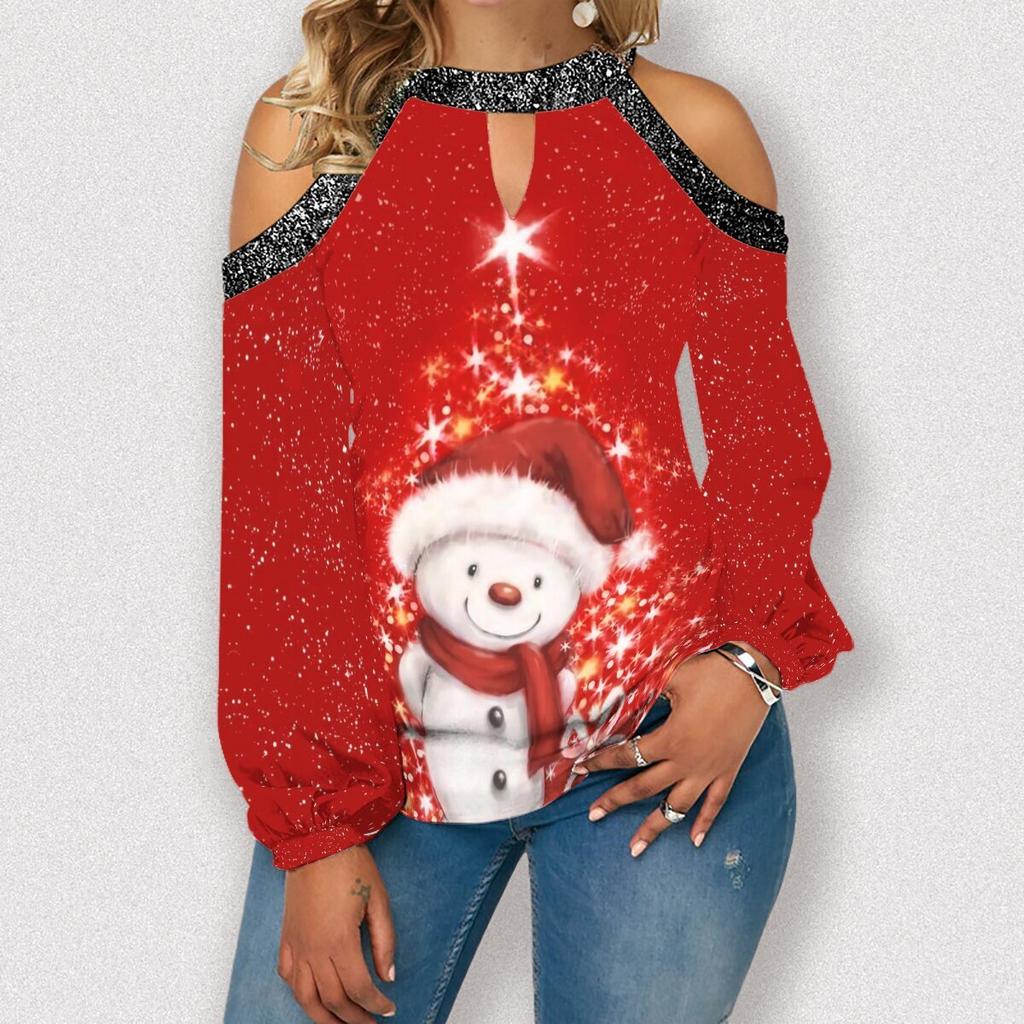 Buy 2022 Summer New Fashion Ladies Off Shoulder Casual Round Neck ...