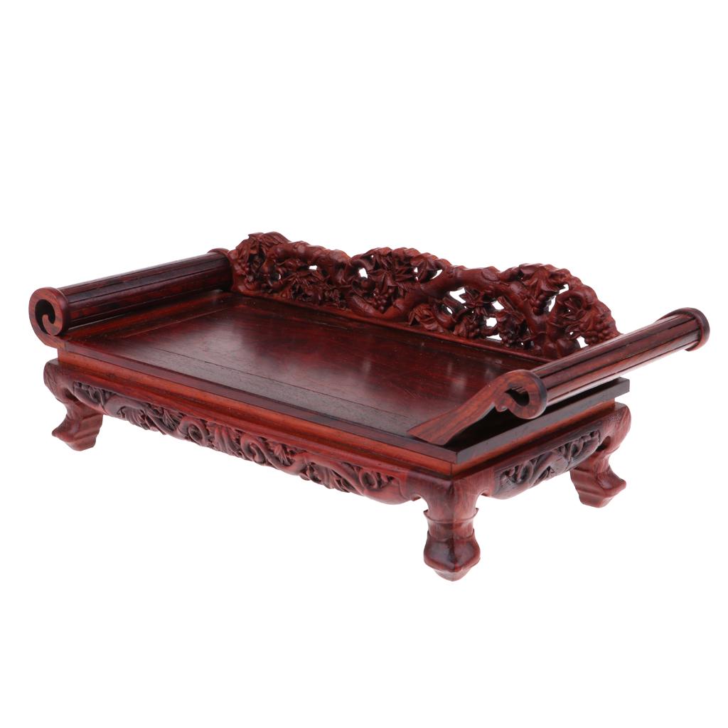 1/6 Dollhouse Miniature Furniture Wooden Imperial Concubine Bed Couch ...