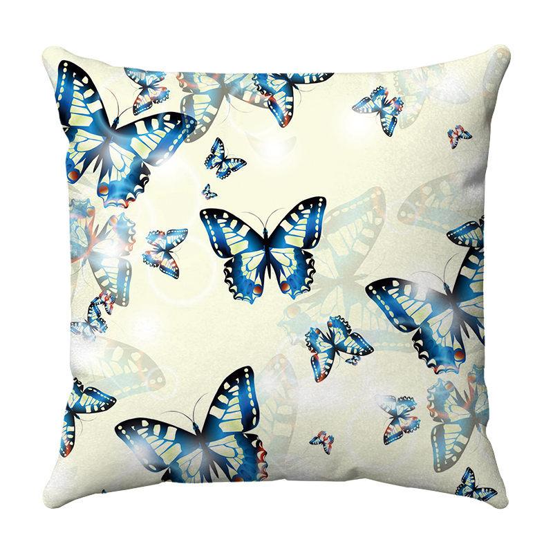 Koop Watercolor Butterfly Pillowcase Colorful Butterfly Pillow Case ...