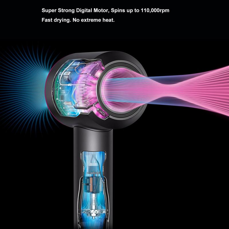 Buy New Professional Hair Dryer With Flyaway Attachment Negative Ionic ...