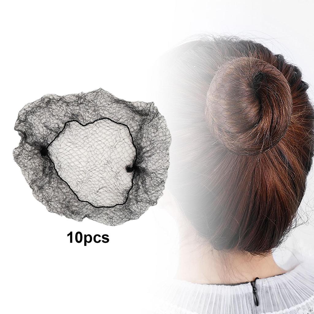 10 Pieces Invisible Hair Nets,Mesh Nets Mesh Elastic Edge köp billigt ...