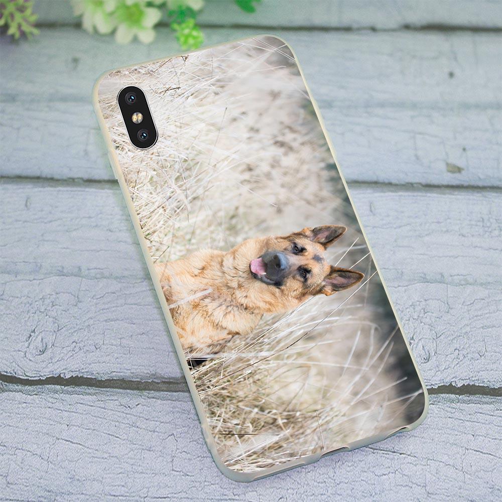 Shepherd lovely Dog Phone Case for iPhone 6 Cover 7 XR X 8 Plus 5 6S 5S ...