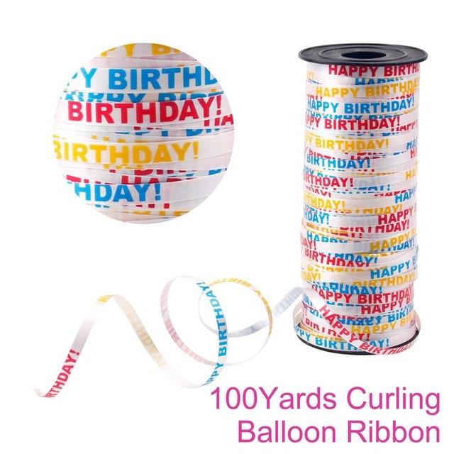 Balloon Ribbon 100 Yard Crimped Curling Ribbon Roll Silver Balloon ...