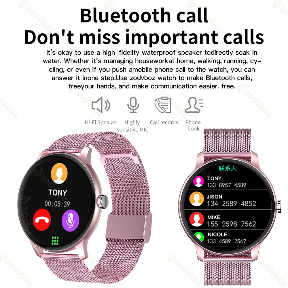 Buy Women Men Smart Watch Of Bluetooth Call Smartwatch Heartrate Smart ...