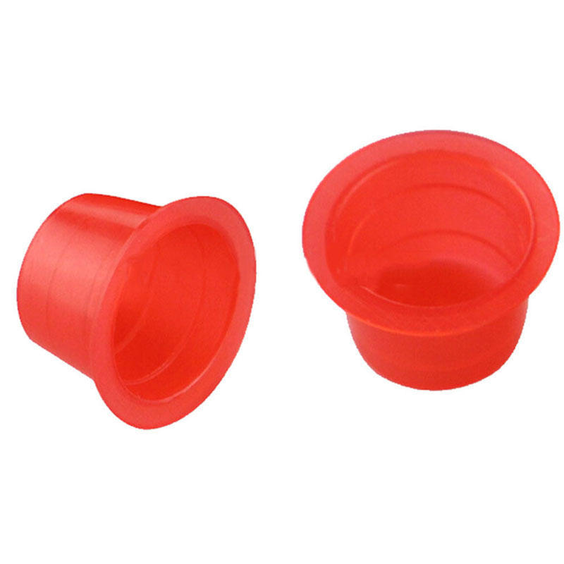 Buy 100x Small/Medium/Large Red Plastic Tattoo Ink Cups Caps Holder ...