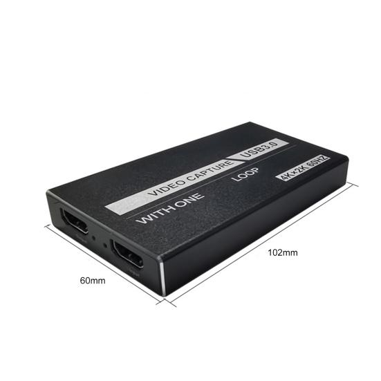 USB3.0 Video Capture Card Portable High Definition Black HDMI ...