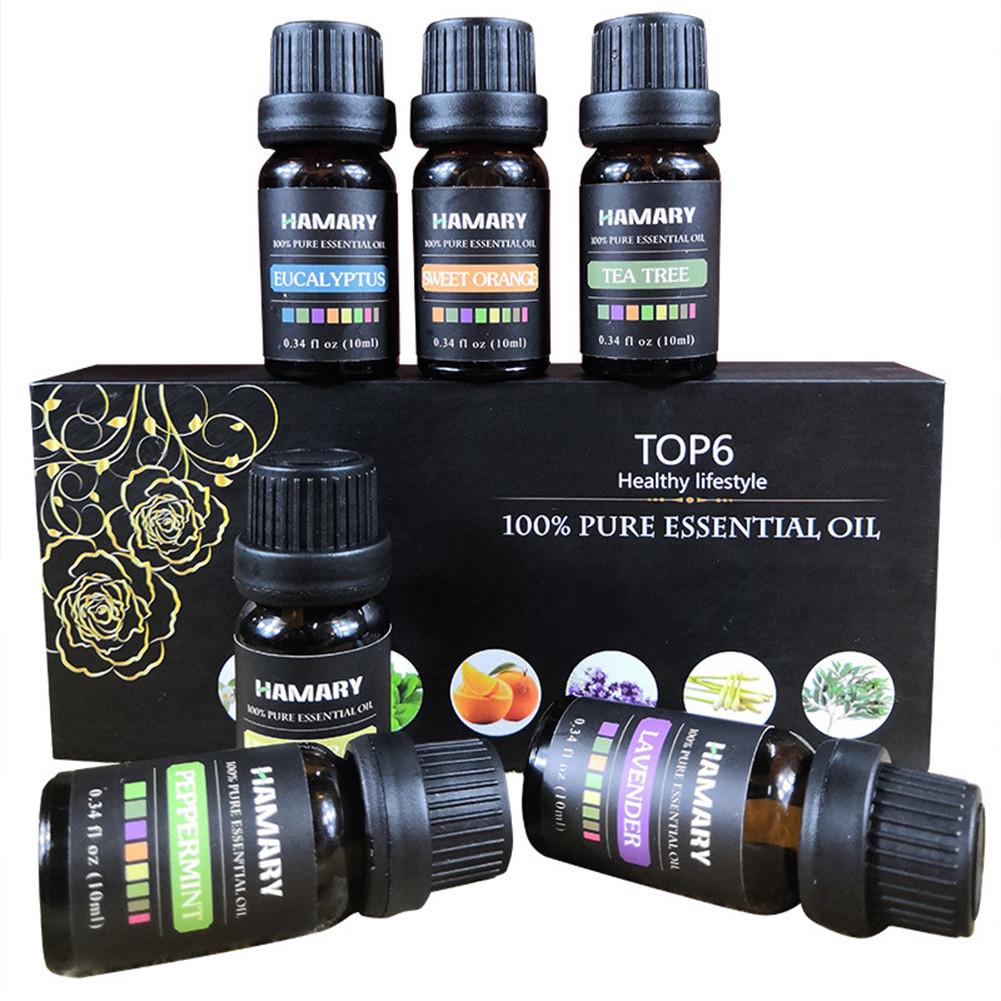 6 PCS Essential Oil Set Pure Natural Aroma Therapeutic Grade Oils - buy ...