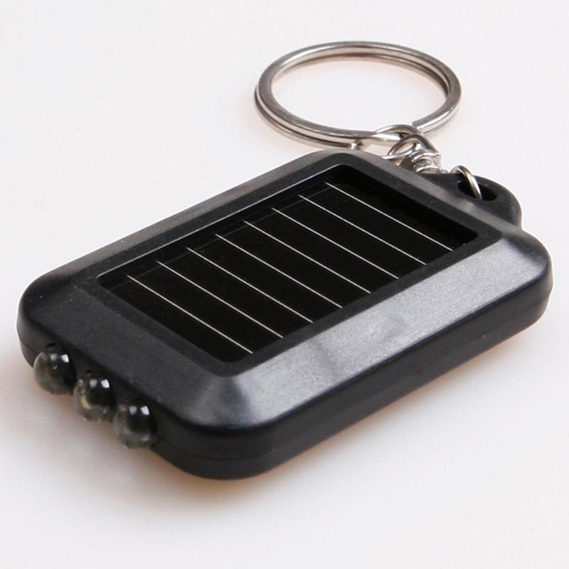 Buy Mini Portable Key Chain Keychain Solar Energy Power 3 LED Lamps ...