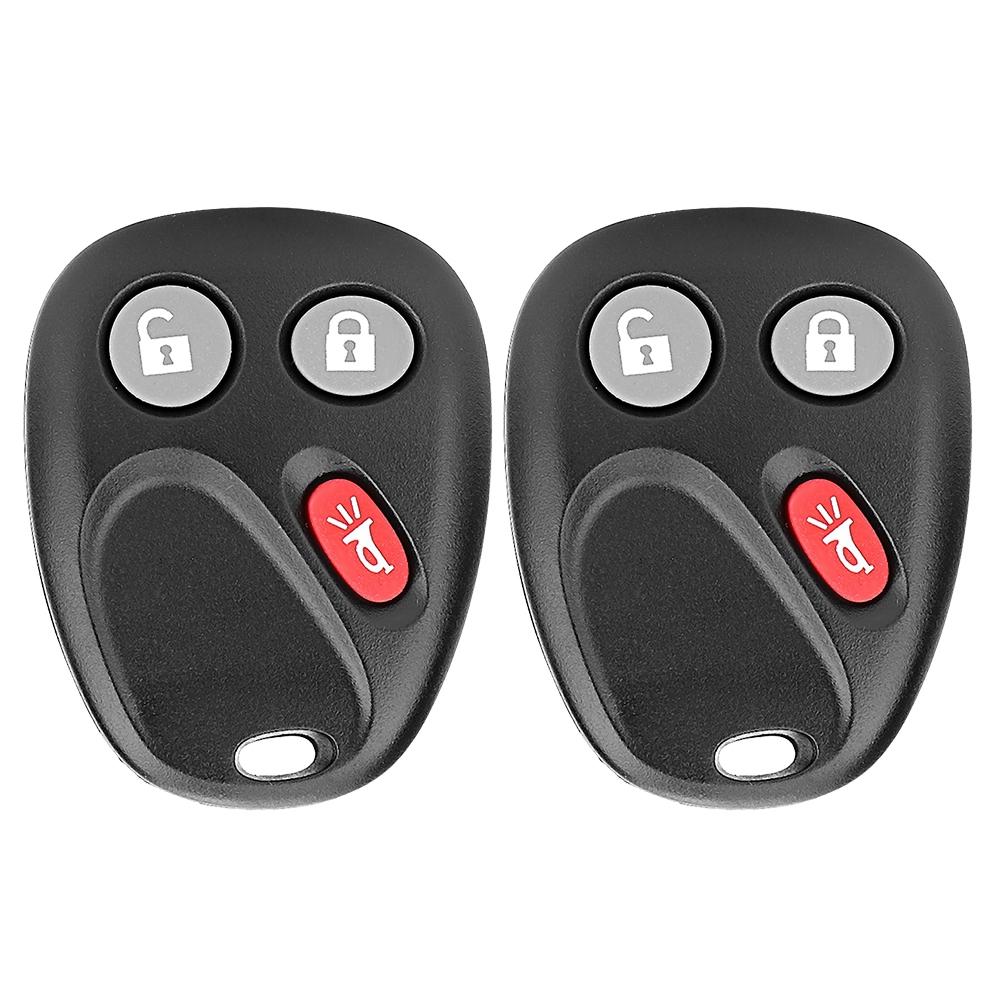 Buy 2pcs 3 Button Car Keyless Entry Remote Control Key Fob LHJ011 at ...