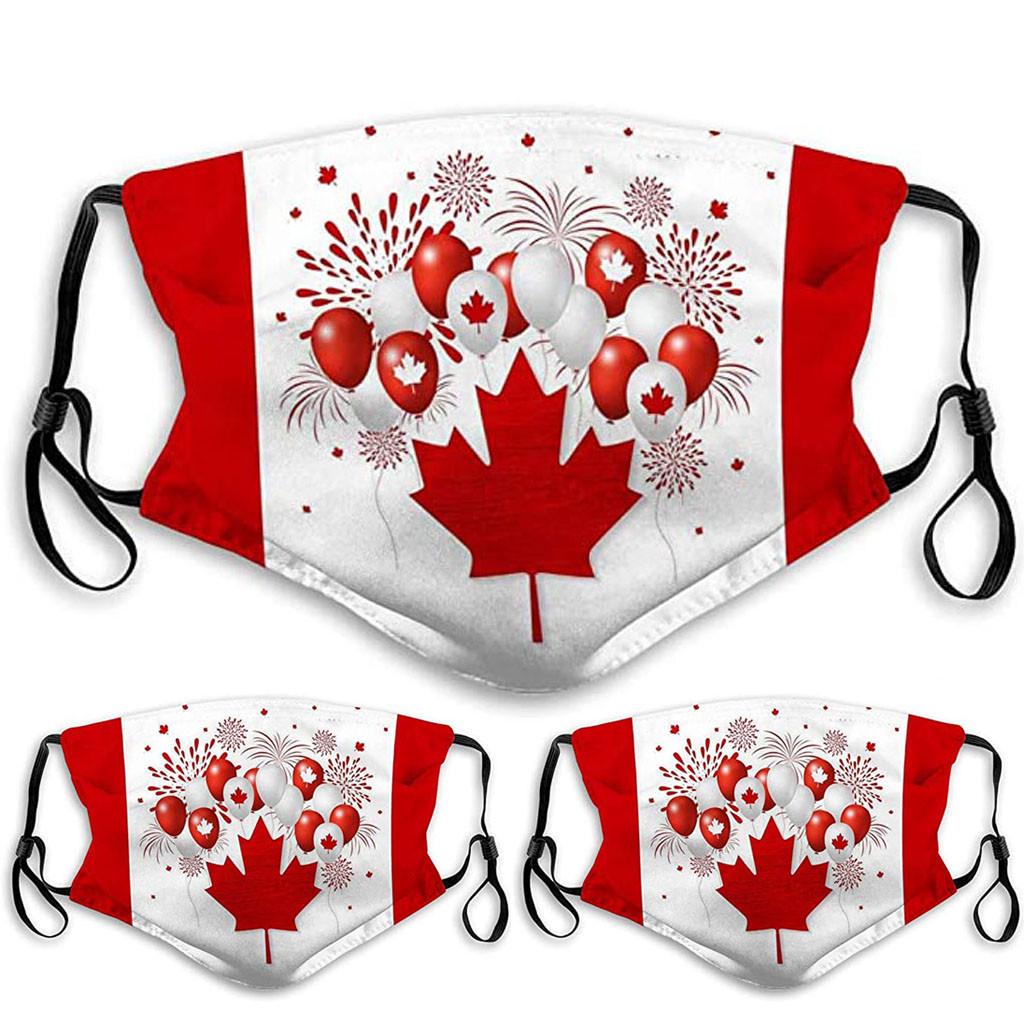 Buy Sandy 3PC Adults Maple Leafs Printed Reusable Washable Dust ...