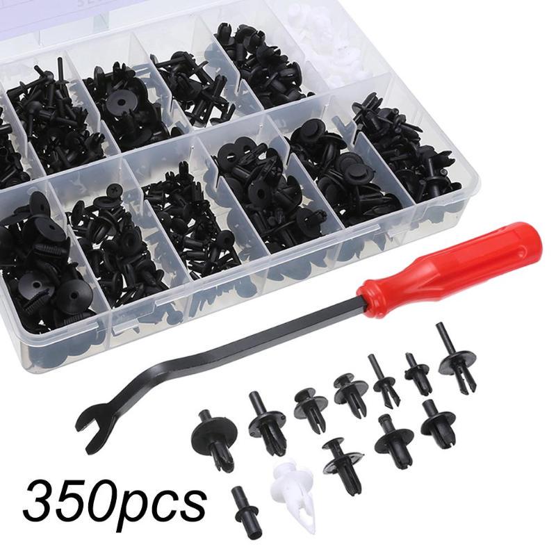 350pcs Car Body Plastic Push Pin Rivet Fasteners Trim Clip Assortment ...