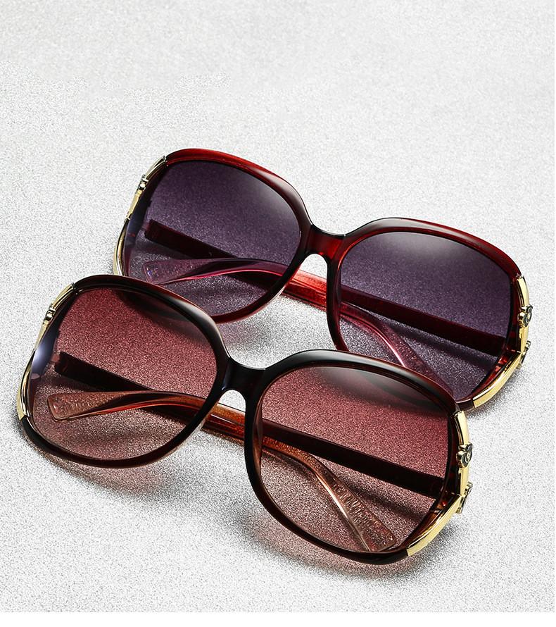 Купить Женские солнцезащитные очки большого размера, классические ...