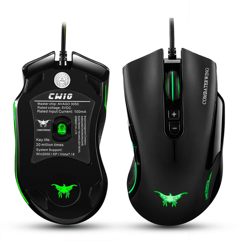 Cheap Combaterwing Cw10 4800 Dpi Wired Gaming Mouse Mice 7 Buttons ...