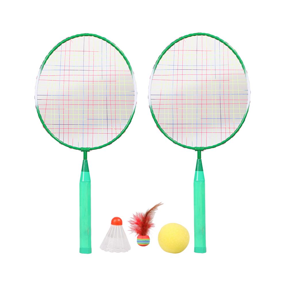 Buy 1 Set Badminton Rackets Kids Badminton Training Tool Outdoor Sports ...
