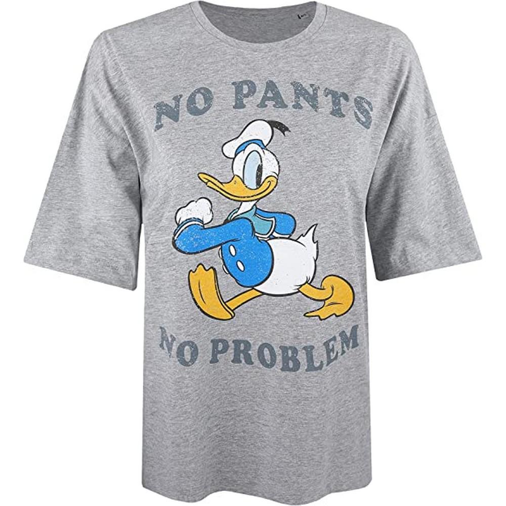 Buy Disney Womens/Ladies No Pants No Problem Donald Duck Oversized T ...