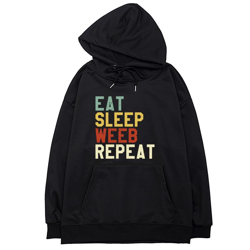 Buy Autumn Weeb Weeaboo Trash Gift I Eat Sleep Anime Repeat Print ...