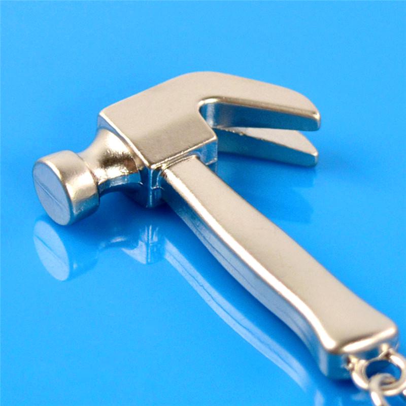 Buy Creative Mini Tools Keychain Hanging Hammer Metal Souvenir Small ...