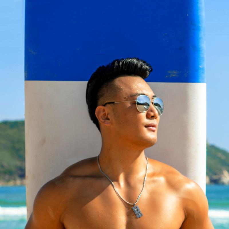 Buy 2PCS Sexy Solid Black Men Swimwear Bikinis Tight Swimsuits Gay ...