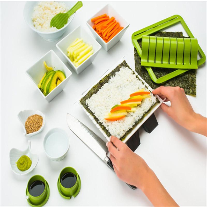 Buy Kitchen Tool Supplies Sushi Tool Set Sushi DIY Mold Set at ...