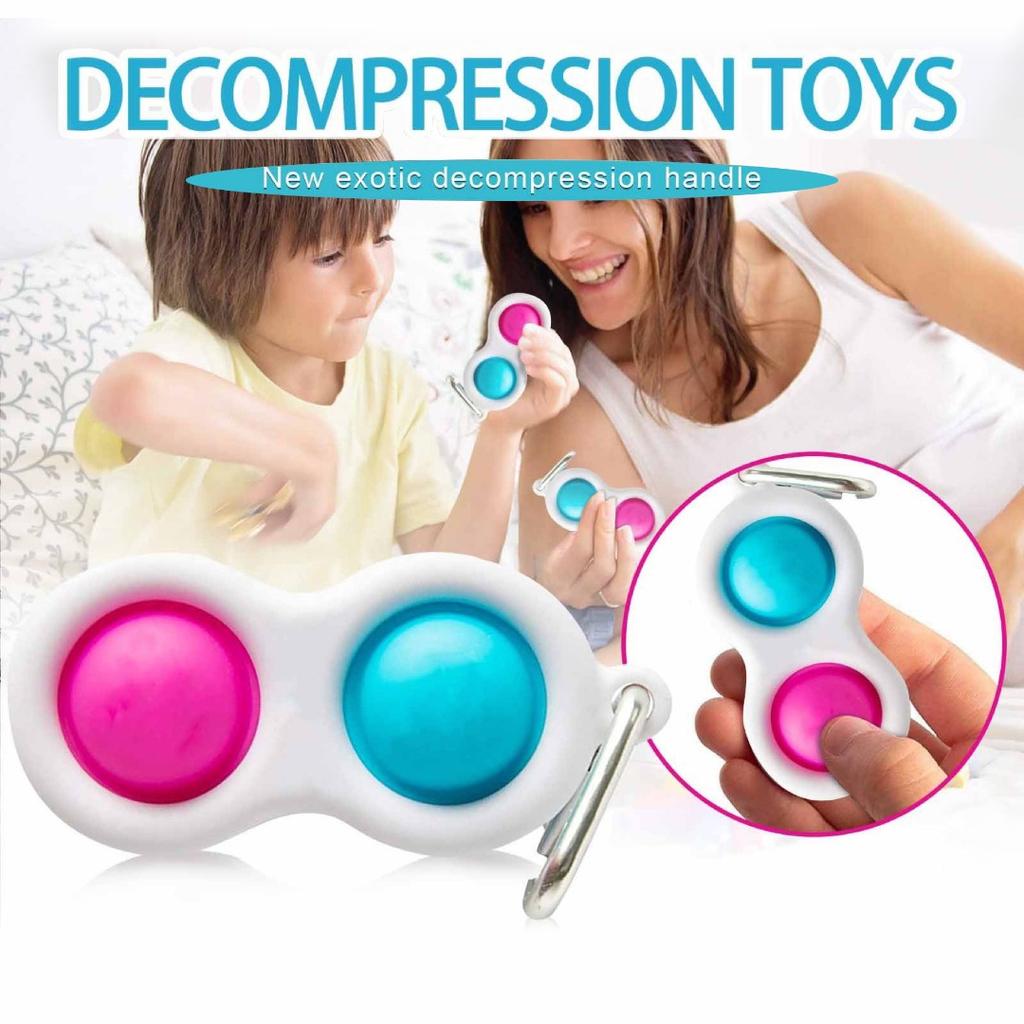 Buy Idealhere Silicone Dimple Sensory Fidget Finger Toy Flipping Board ...