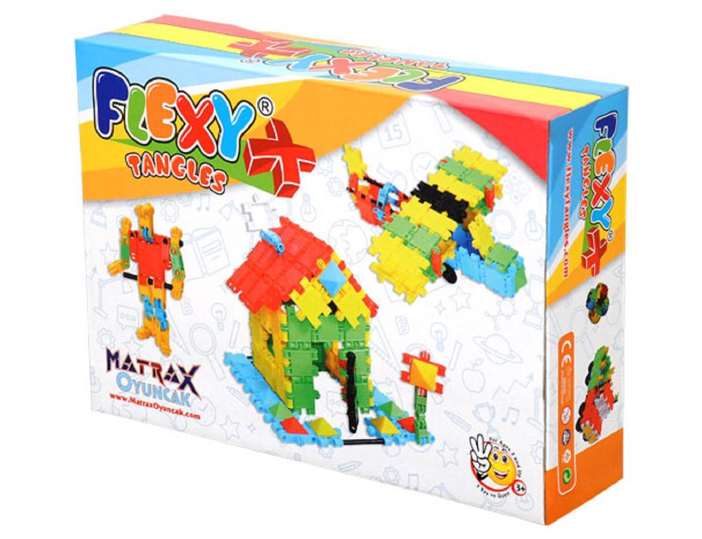 Buy Matrax Flexy Creative Blocks, 129 Pieces, In Carton Box ...