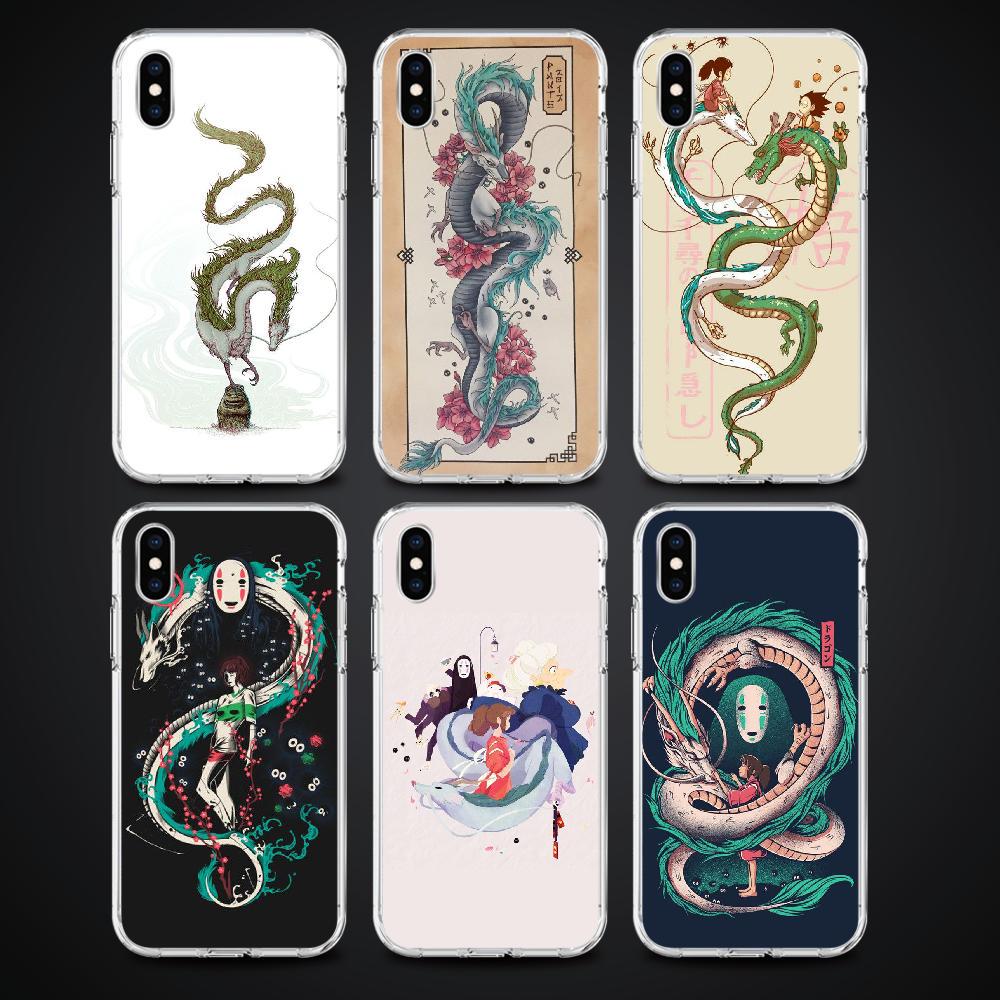 Buy Chihiro Soft Cell Phone Cover for iPhone 6 XR X 7 XS Max 5 8 Plus 4 ...