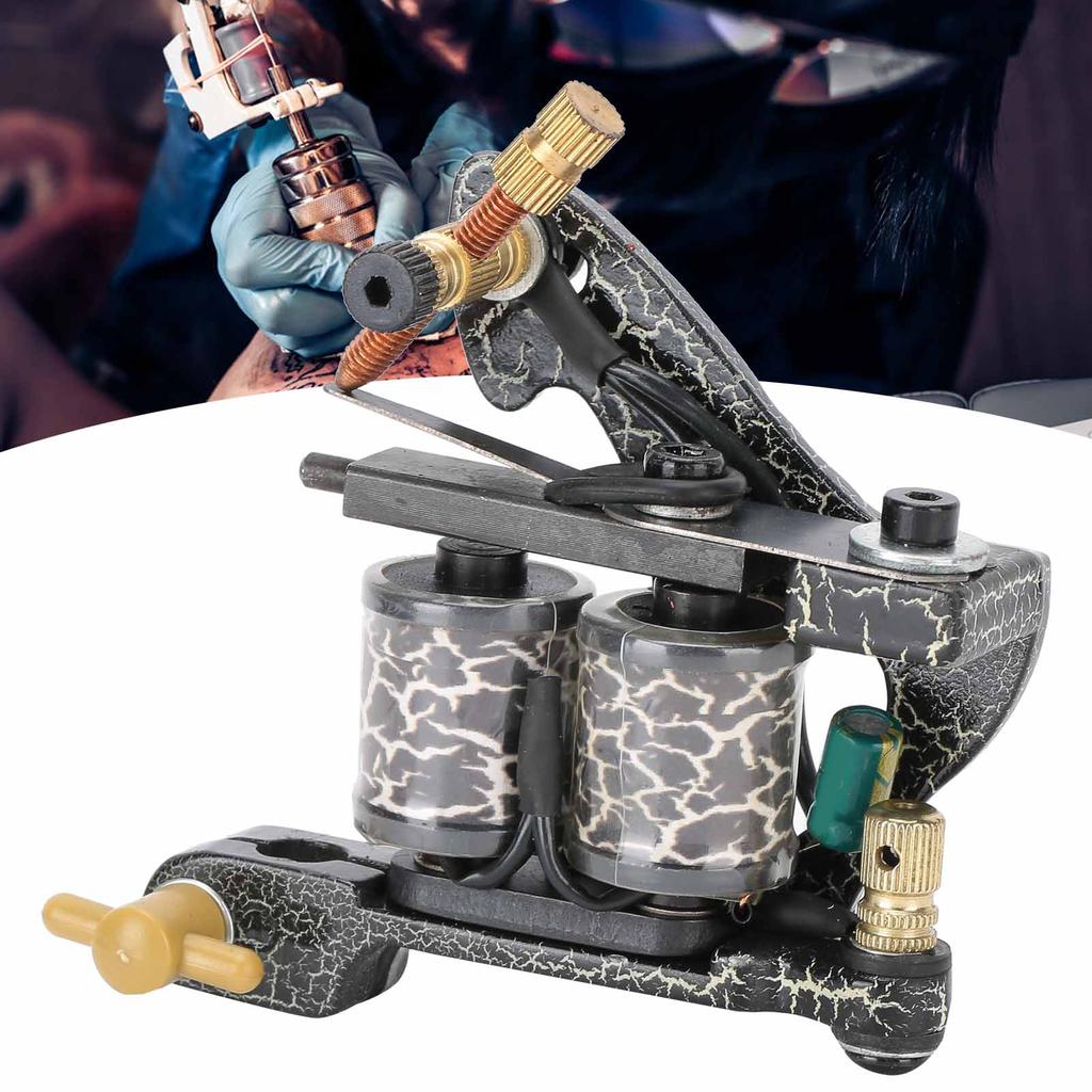 Buy 10 Wraps Coils Tattoo Machine Alloy Liner Shader Tattoo Device Body ...