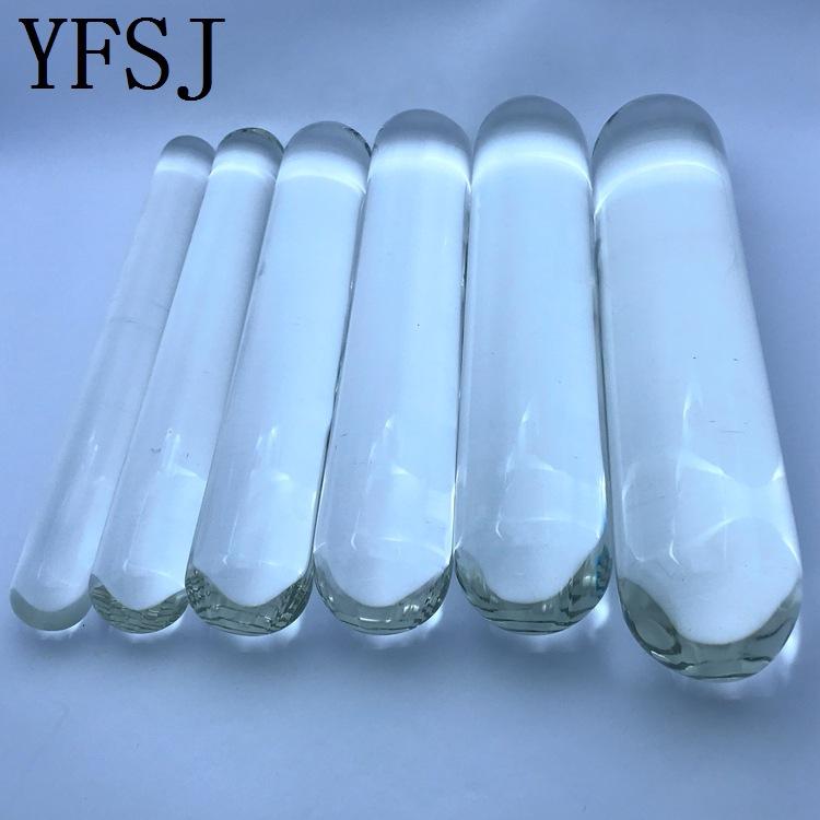Gerade Stange 2,5-5cm Glas Glas Dildo Eis und FeuerStab Weibliche ...