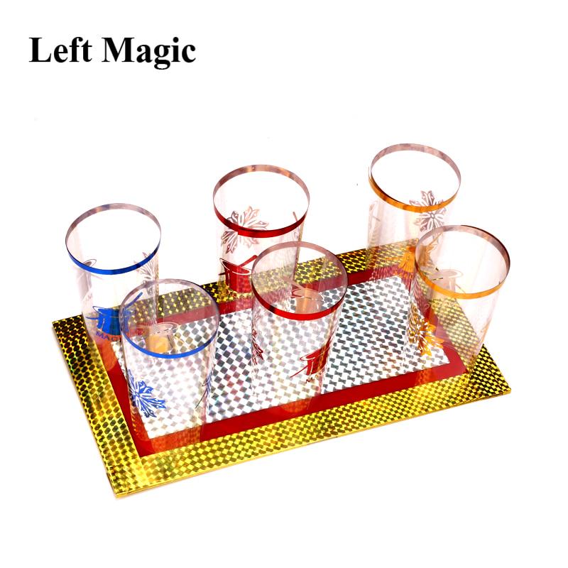 Six Cups Out From Two Plates Magic Trick Cups Appearing Stage Magic ...