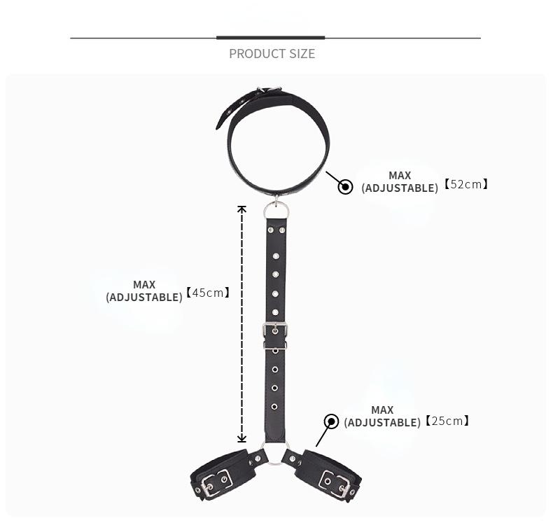 Buy SM Fun Toy For Adult Binding Shackle Collar Handcuffs Female Slaves ...